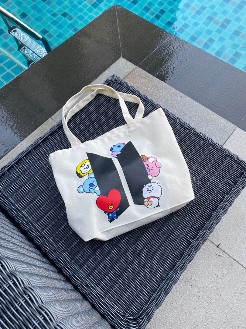 BT21 BTS Tote Bag, Women's Fashion, Bags & Wallets, Tote Bags on Carousell