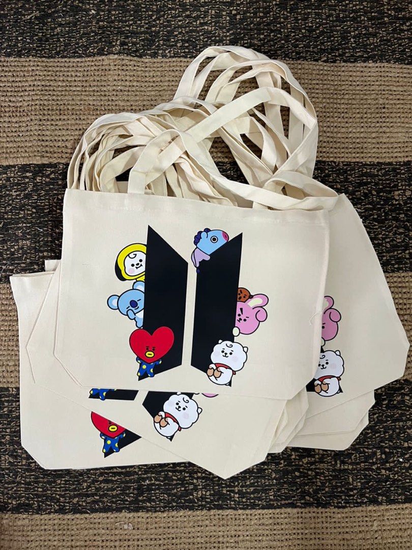 BT21 BTS Tote Bag, Women's Fashion, Bags & Wallets, Tote Bags on Carousell