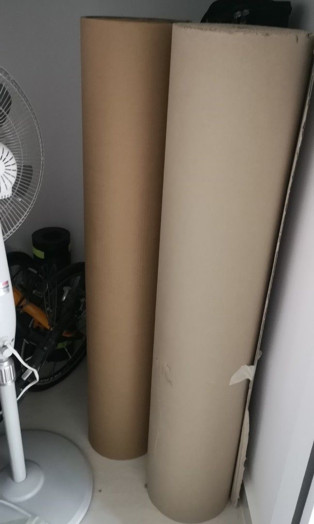 Carton box and corrugated cardbox roll, Furniture & Home Living, Home ...