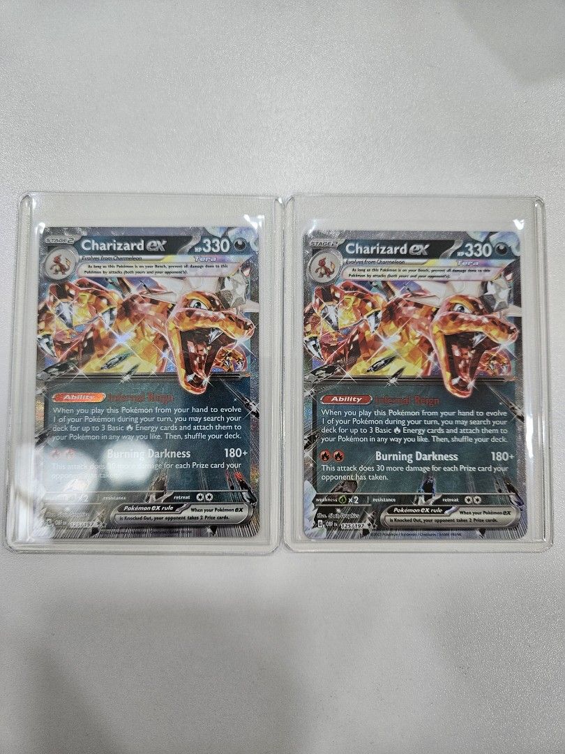 Charizard EX Obsidian Flames, Hobbies & Toys, Toys & Games on Carousell
