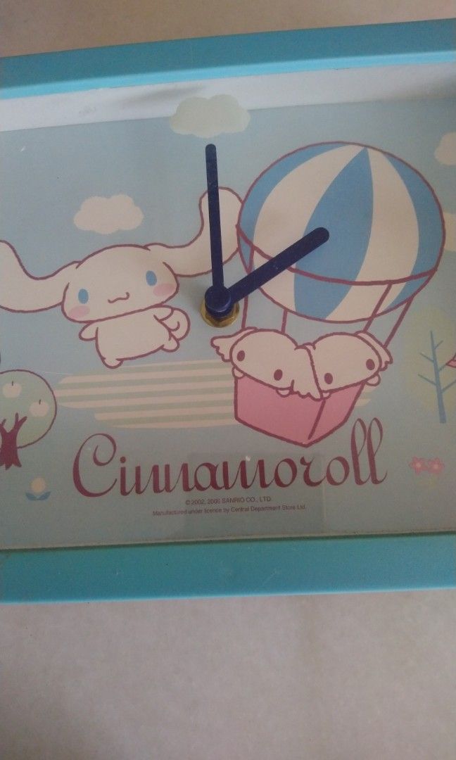 Cinnamoroll Picture Clock, Furniture & Home Living, Home Decor, Clocks ...