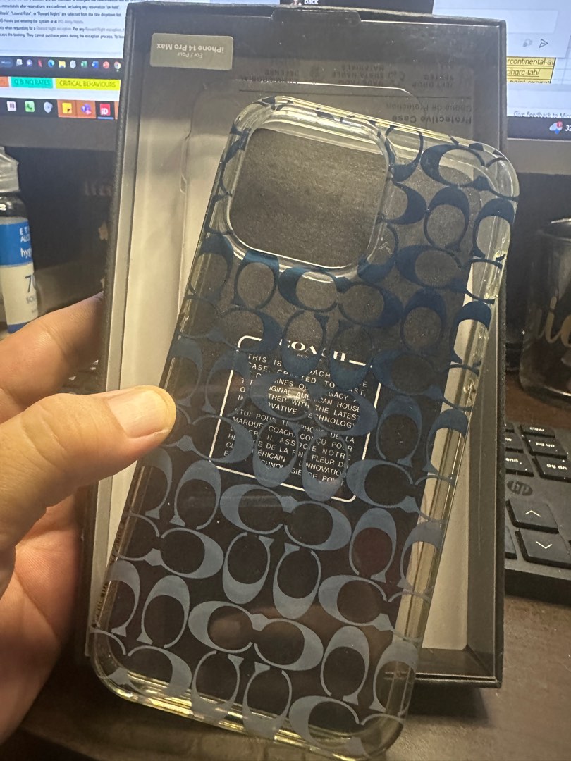 COACH CASE IPHONE 14 pro max on Carousell