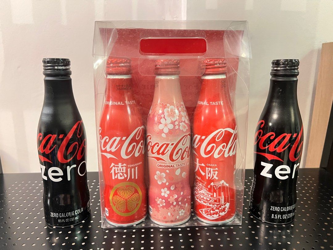 Coca Cola Collection Aluminum and Glass Bottle, Hobbies & Toys ...