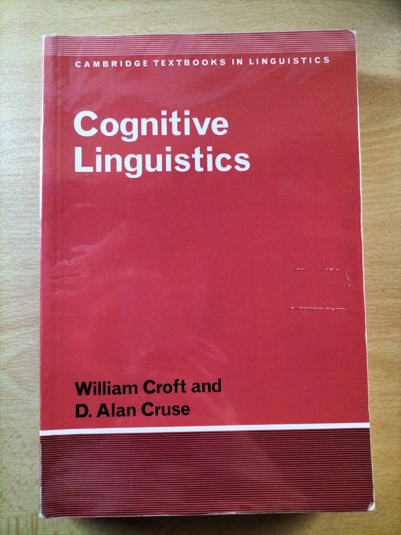 Cognitive linguistics, Hobbies & Toys, Books & Magazines, Textbooks on ...
