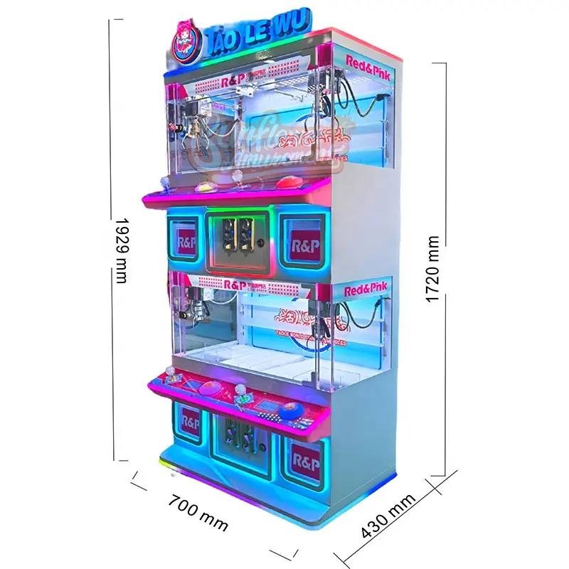 Coin Operated Game 4P Doll Kids Entertainment Machine Mini Toy claw ...