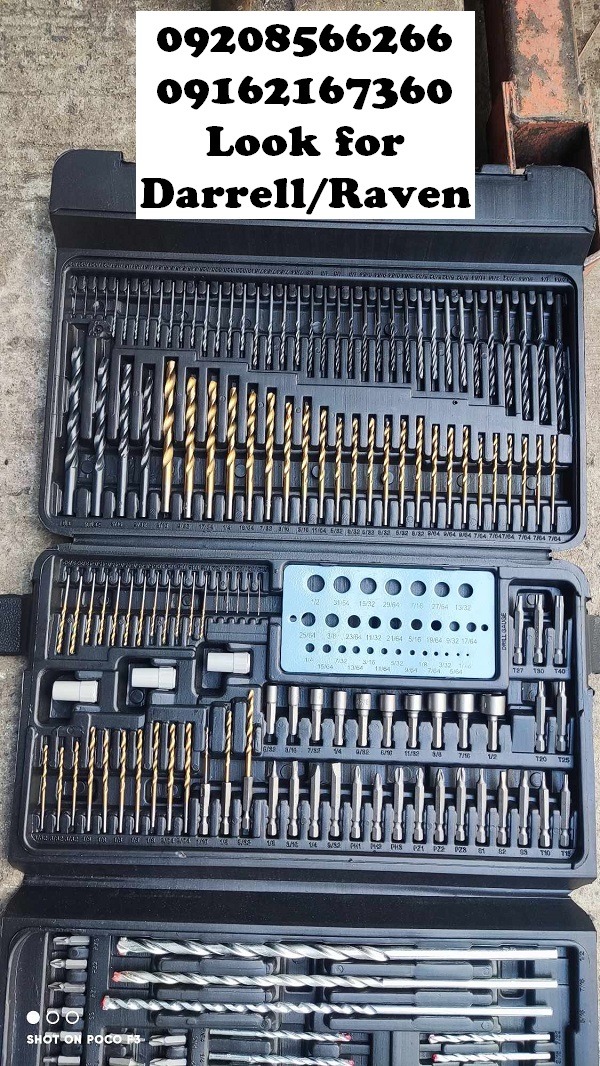 COMBINATION DRILL BIT SET 204PCS on Carousell