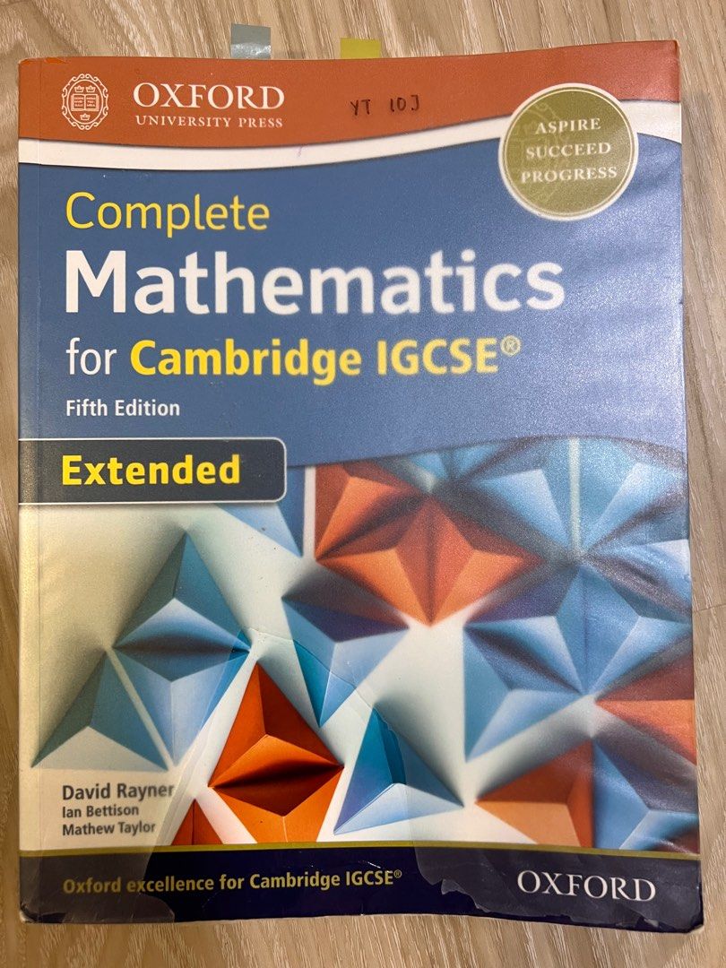 COMPLETE MATHEMATICS FOR CAMBRIDGE IGCSE, Hobbies & Toys, Books ...
