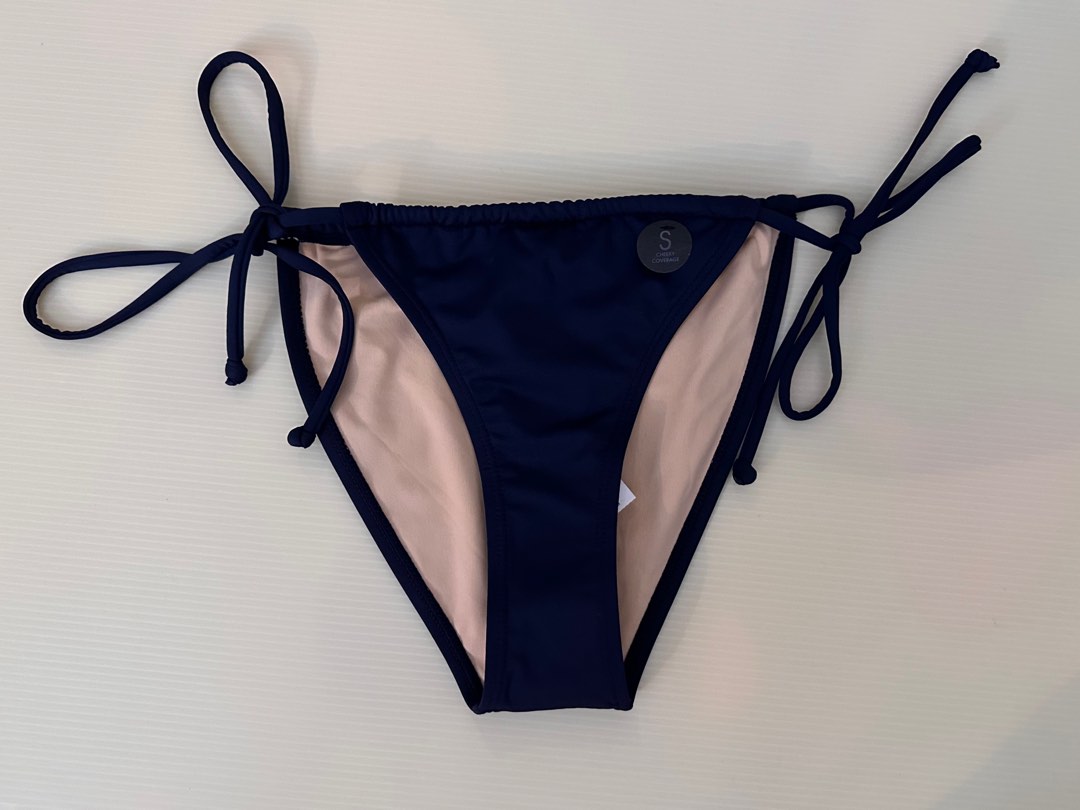 Cotton-On Sexy String Navy Blue Bikini Bottom, Women's Fashion ...