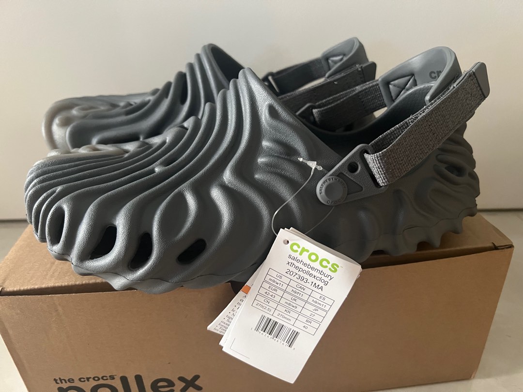 Crocs X Salehe Pollex Clog (Niagara, UK8, US9), Men's Fashion, Footwear ...