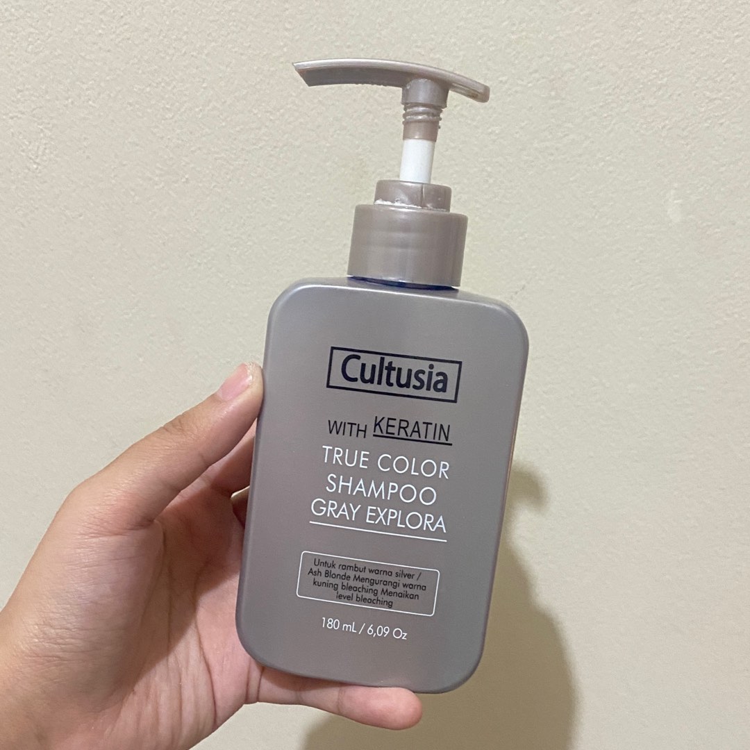 Cultusia True Colour Shampoo Grey, Kesehatan & Kecantikan, Kulit, Sabun ...