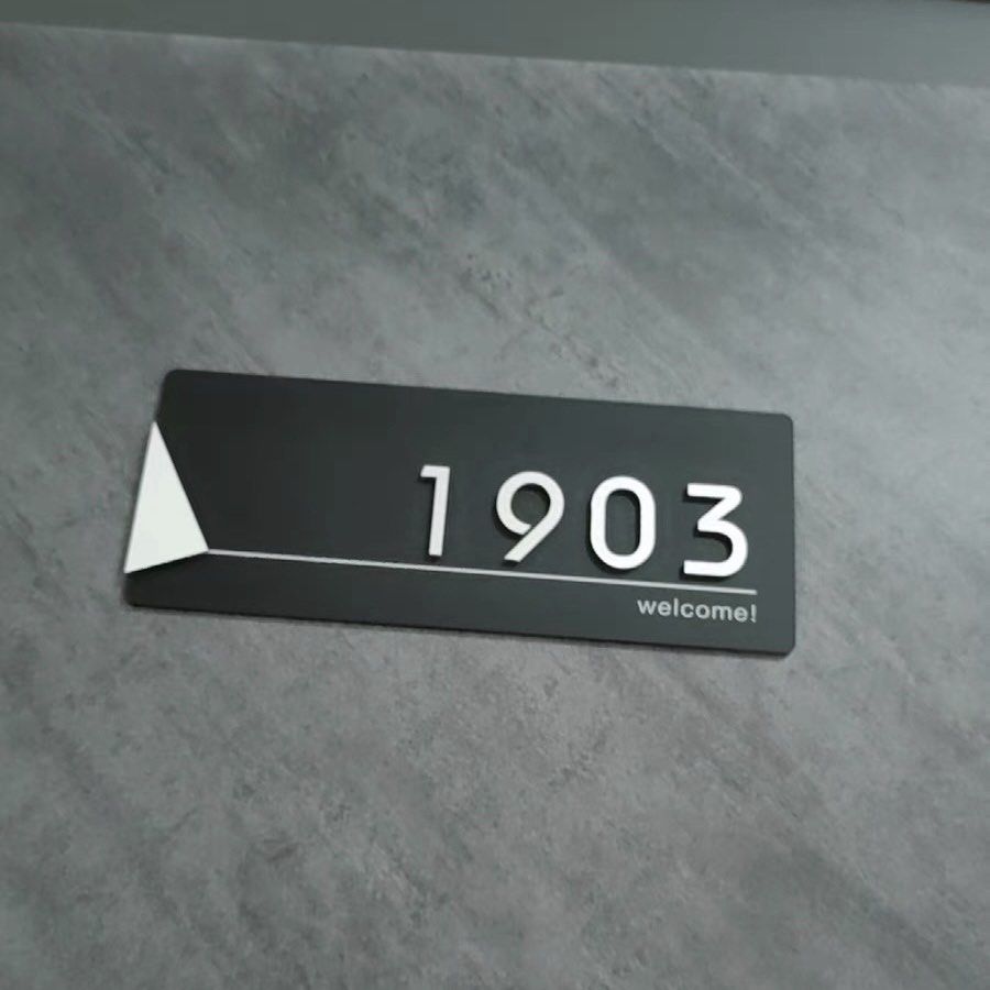 Customised Unit Sign Customised door sign/unit number signage ...