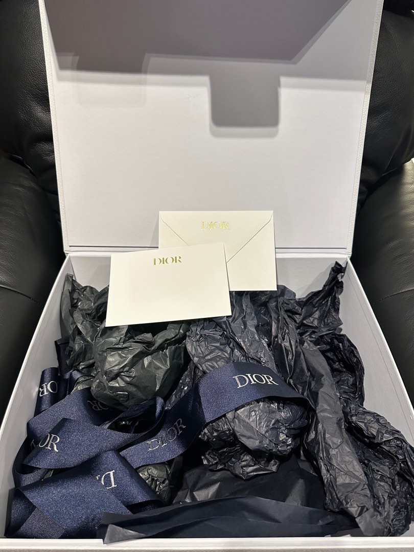 DIOR Box & paper bag ribbons card on Carousell