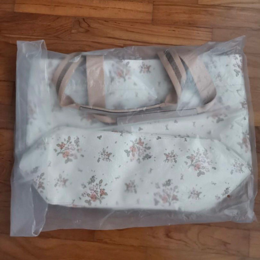Disney X Coach Tote With Rose Bouquet Print And Dumbo, Luxury, Bags ...