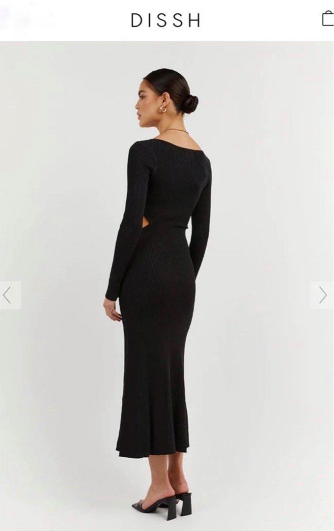 DISSH Sutherland Knit Midi Dress AUS8, Women's Fashion, Dresses & Sets ...