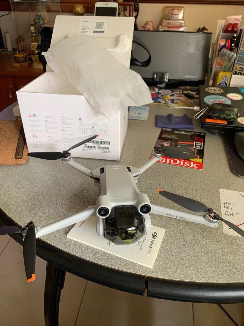 DJI MINI 3 PRO + DJI RC + Flymore Combo Kit PLUS, Photography, Drones ...