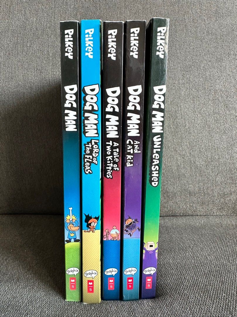 DOG MAN - 4 books - Dav Pilkey, Hobbies & Toys, Books & Magazines ...