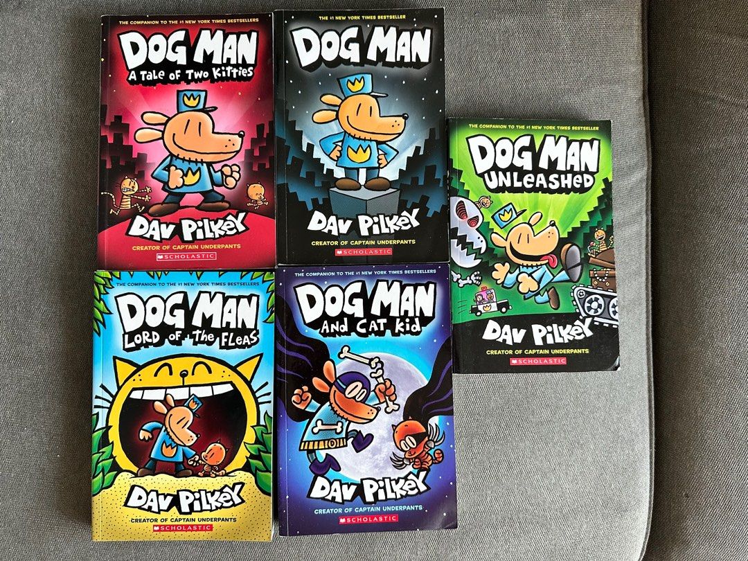 DOG MAN - 4 books - Dav Pilkey, Hobbies & Toys, Books & Magazines ...