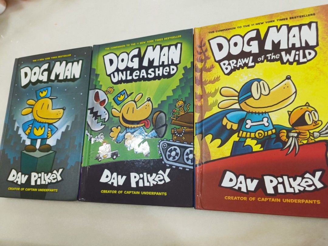 Dog Man Full Colour with Hardcover (Titles as per photo), Hobbies ...