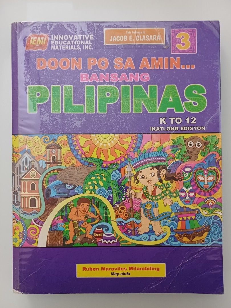Doon Po Sa Amin...Bansang Pilipinas 3, Hobbies & Toys, Books & Magazines, Textbooks on Carousell