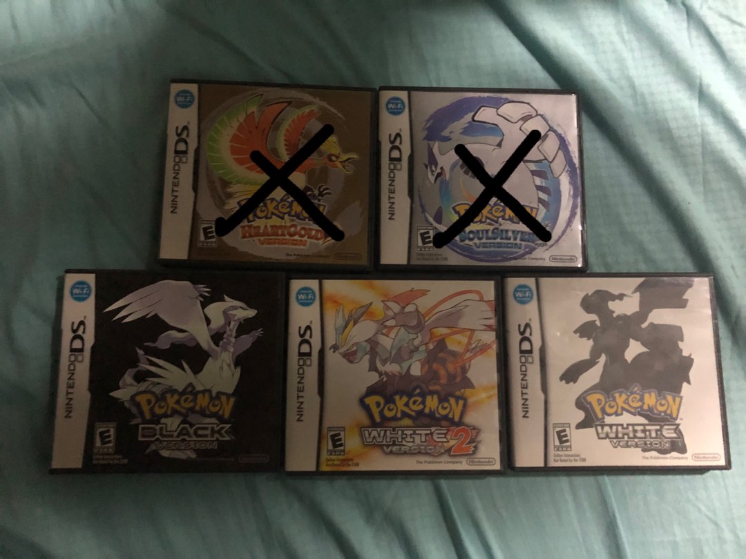 DSi era Pokémon games, Video Gaming, Video Games, Nintendo on Carousell