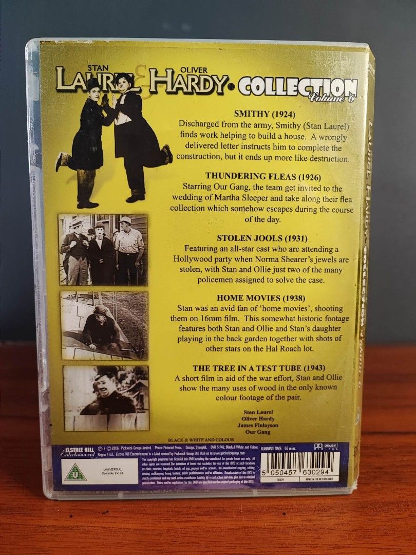 Dvd Movies Laurel And Hardy Collection Volume 6 On Carousell