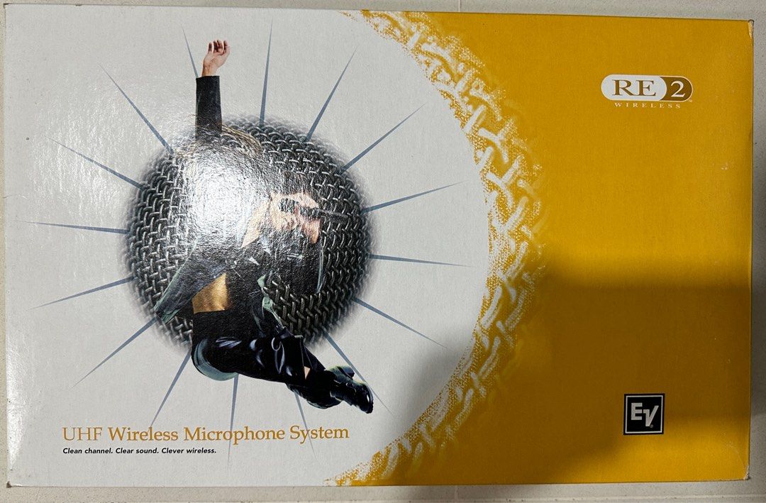 Electro Voice RE2 UHF wireless Microphone system, Audio, Other Audio ...