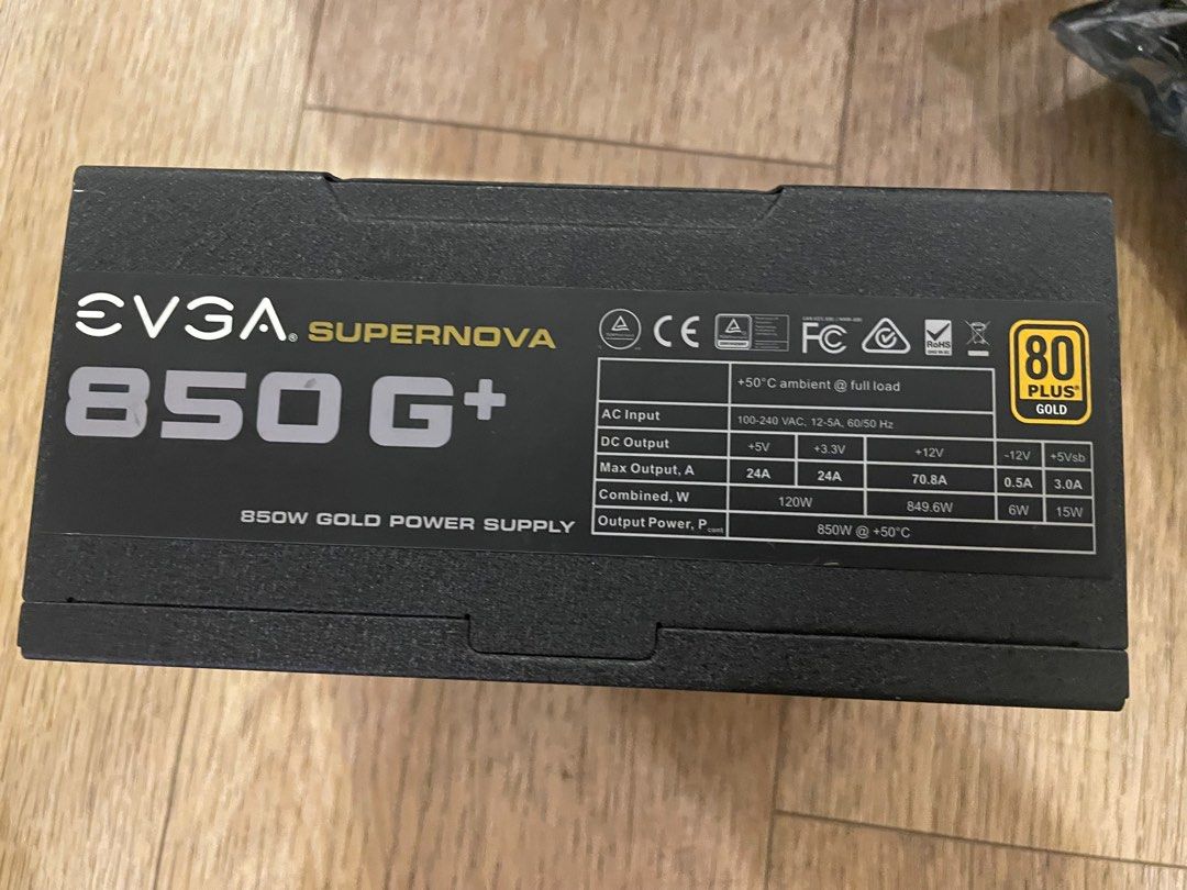 EVGA SUPERNOVA G+ 850W Gold Rated PSU power supply 850W Modular ...