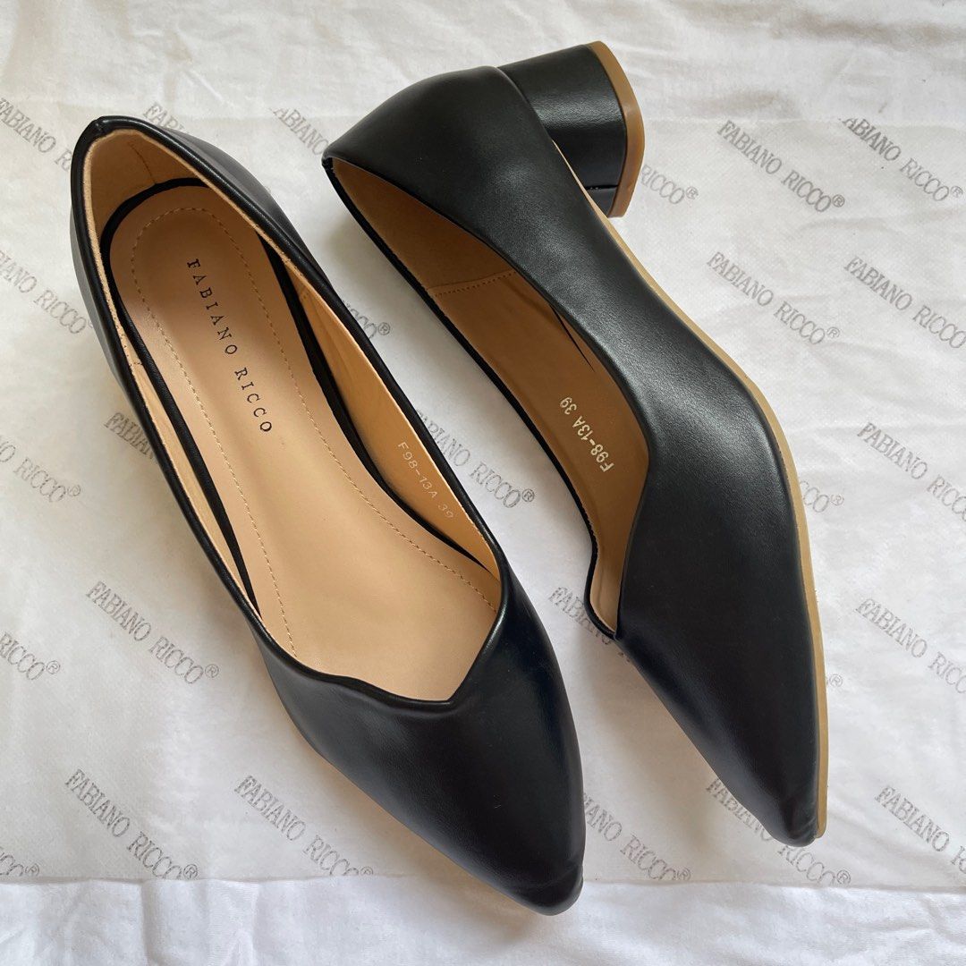 Fabiano Ricco Black Colour Heels, Women's Fashion, Footwear, Heels on ...
