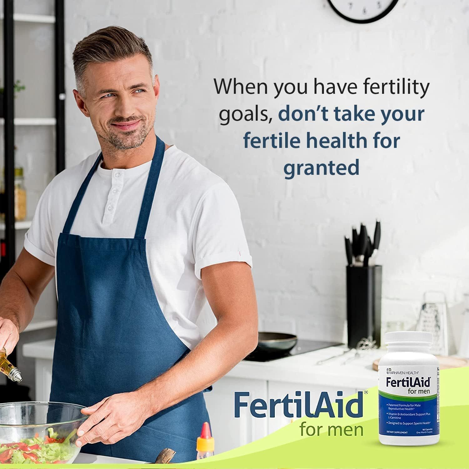 FertilAid for Men: Male Fertility Supplement for Sperm Count, Motility ...