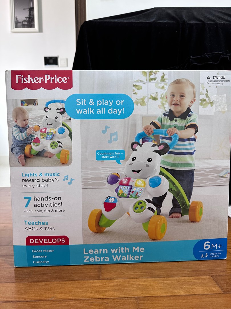 Fisher Price Zebra Walker Brand New, Babies & Kids, Infant Playtime on ...
