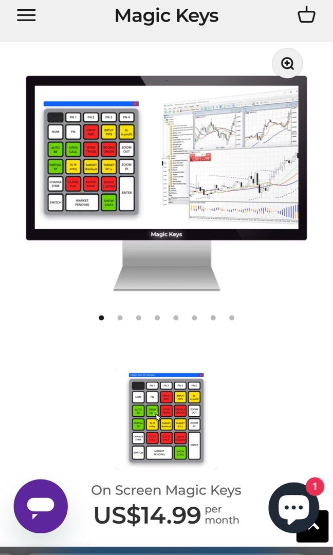 lifetime forex risk management on-screen magic keys, Computers & Tech ...