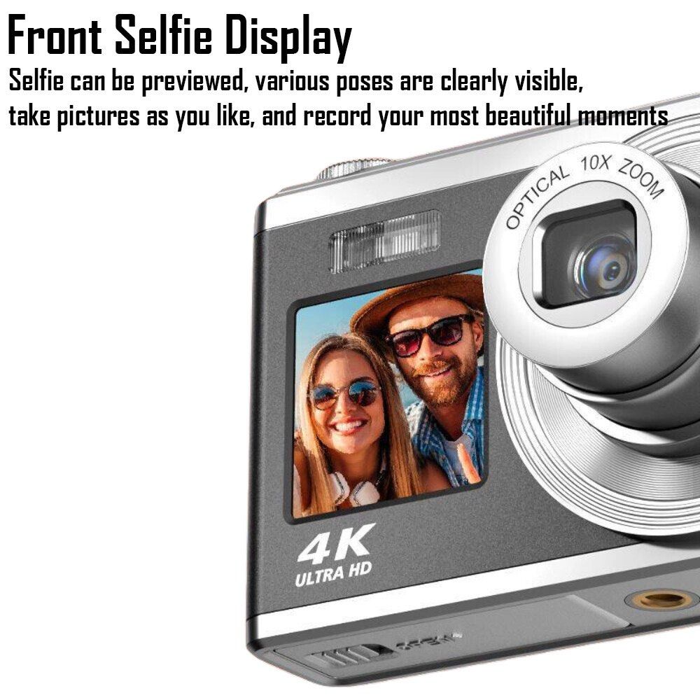 FOTO DC403 Dual Screen Compact Camera, Photography, Cameras on Carousell