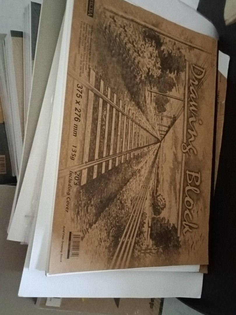 FREE A4, A5 line paper & drawing blocks, Hobbies & Toys, Stationery ...