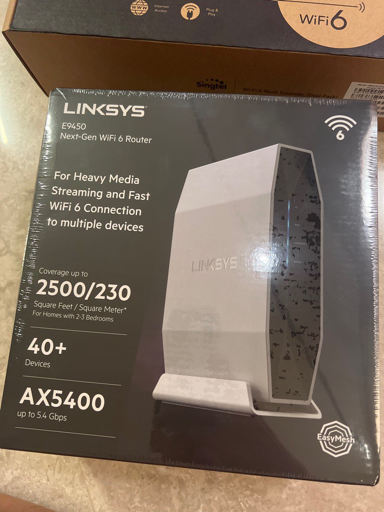 Next-Gen Wifi 6 Router Linksys E9450, Computers & Tech, Parts ...