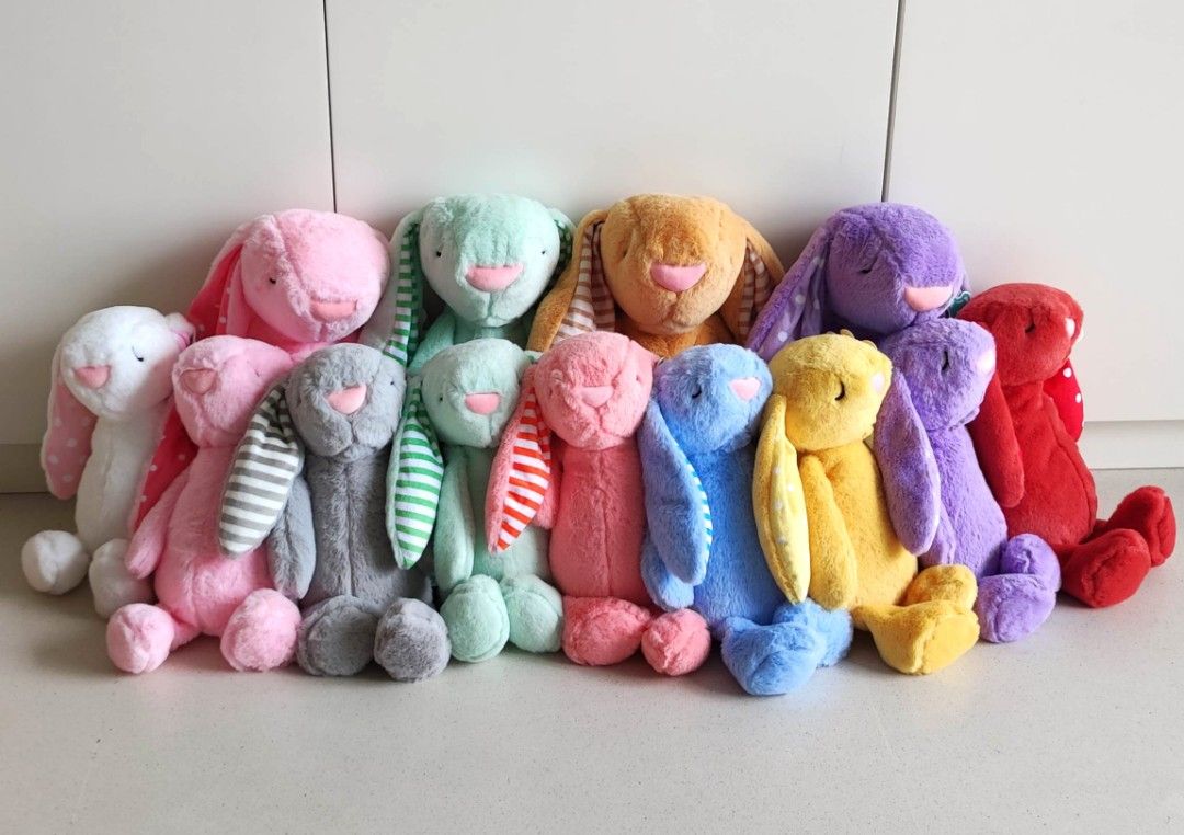 Fun Claw Chou Chou Rabbit Bunny Plushie Stuffed Soft Toy, Hobbies ...