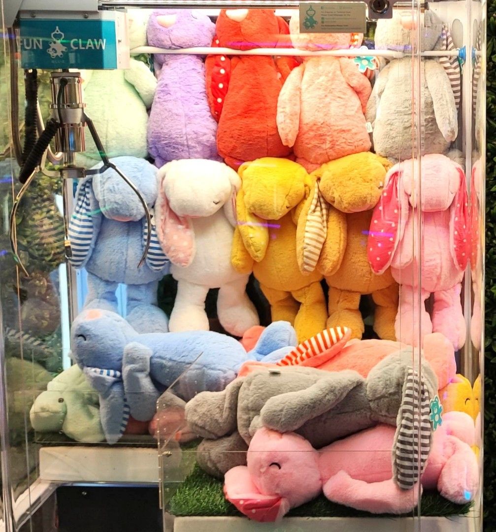 Fun Claw Chou Chou Rabbit Bunny Plushie Stuffed Soft Toy, Hobbies ...