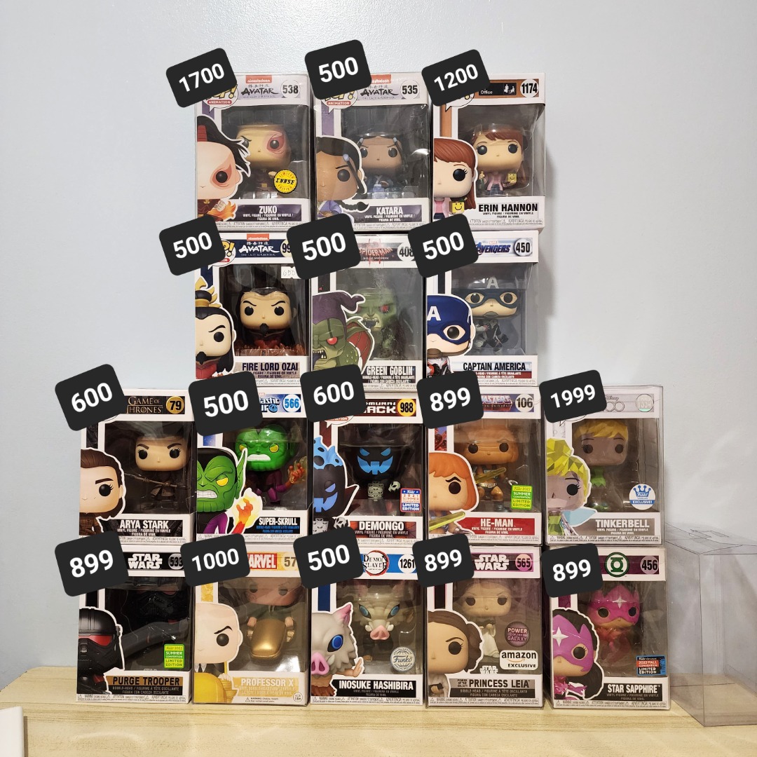 Funko Pop Rare Finds (Zuko Chase, Katara, Ozai, Green Goblin, America ...