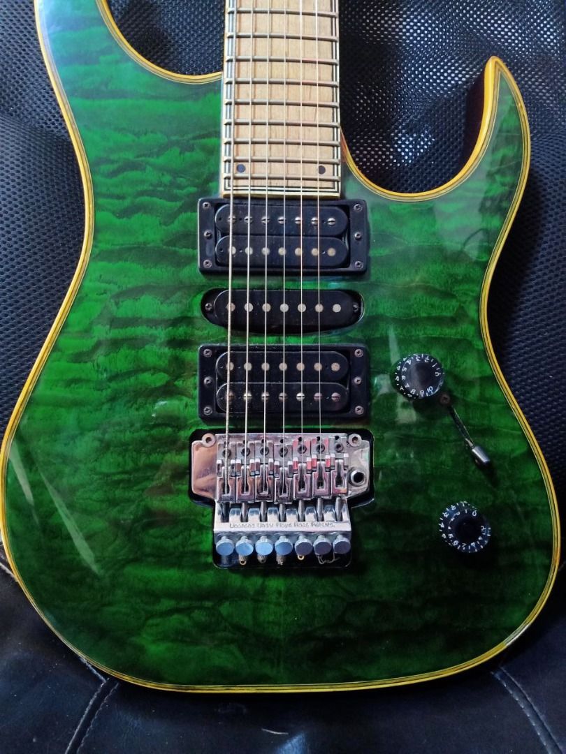 FV Stevens 7sting Guitar with Gig Bag, Hobbies & Toys, Music & Media ...