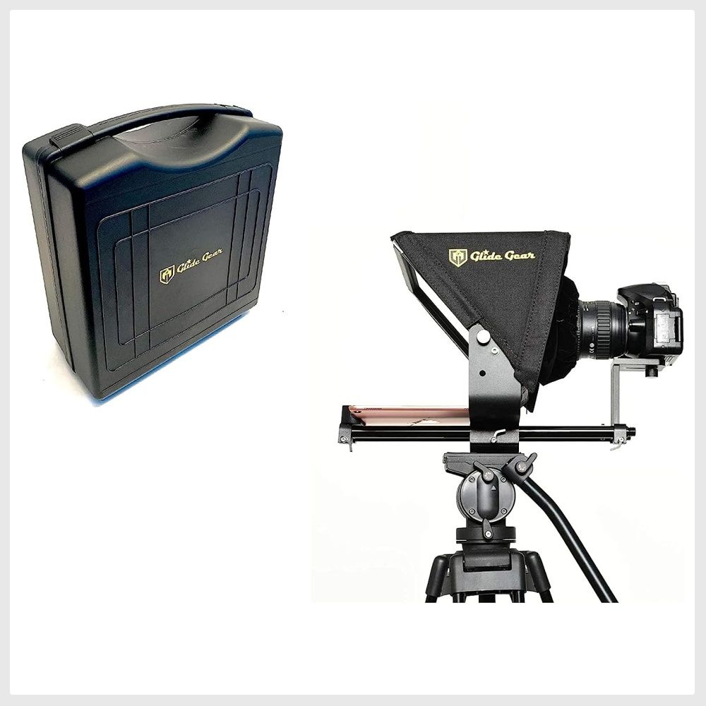 Glide Gear TMP 500 Universal Video Camera Tripod Teleprompter 15mm ...
