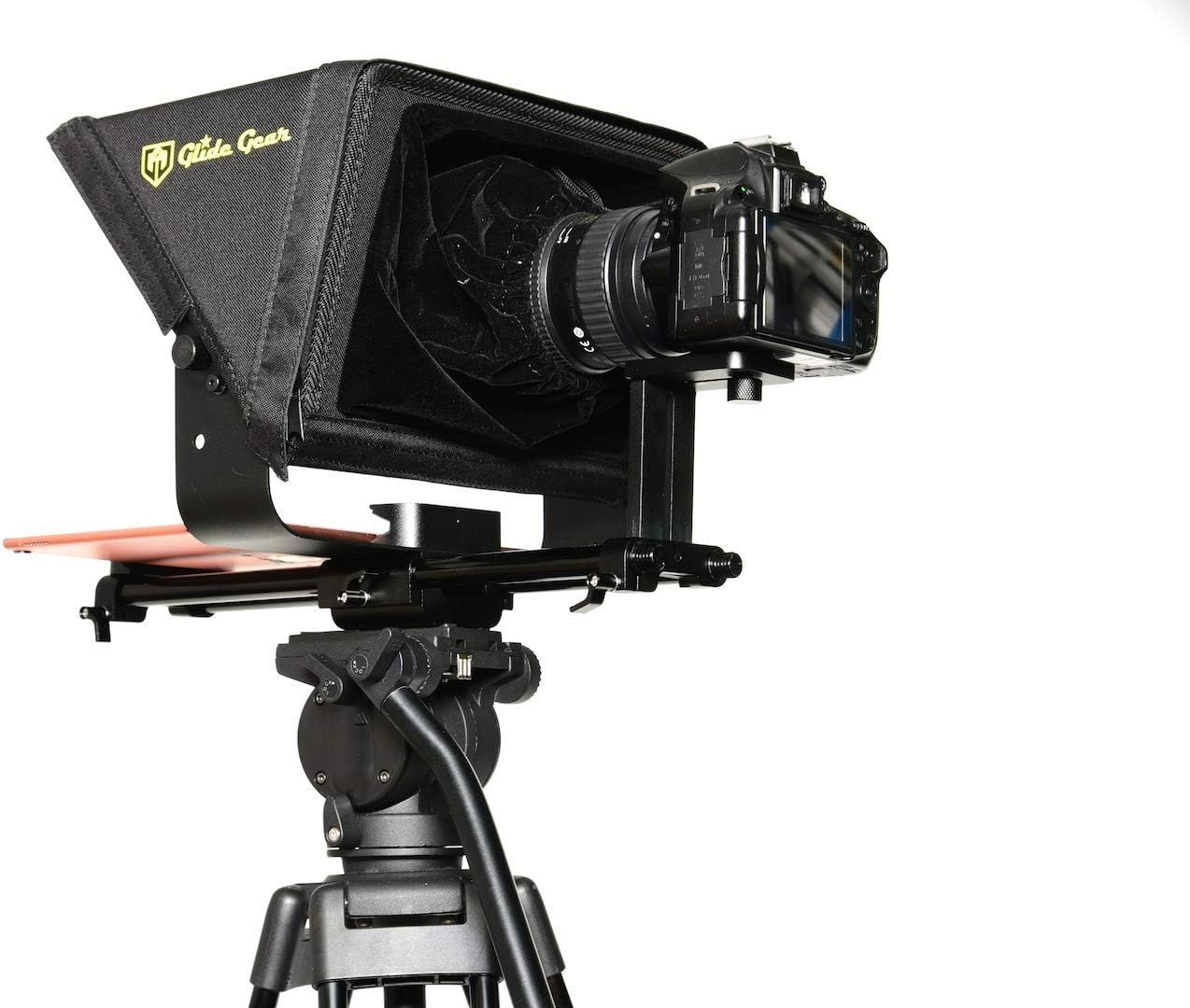 Glide Gear TMP 500 Universal Video Camera Tripod Teleprompter 15mm ...