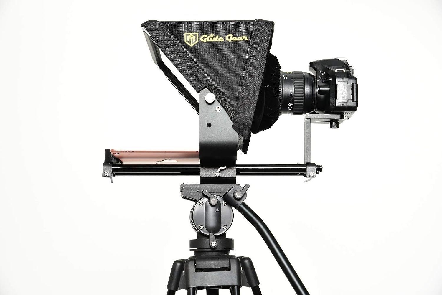 Glide Gear TMP 500 Universal Video Camera Tripod Teleprompter 15mm ...