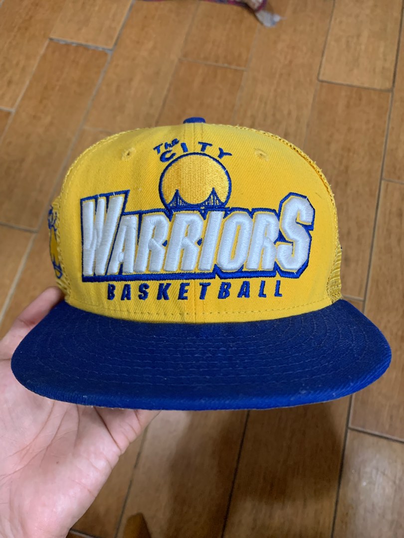 gsw golden state warriors new era trucker hat/cap on Carousell