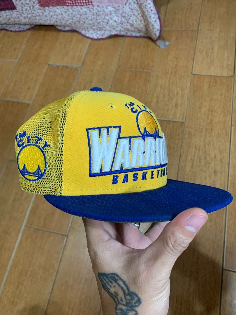 gsw golden state warriors new era trucker hat/cap on Carousell