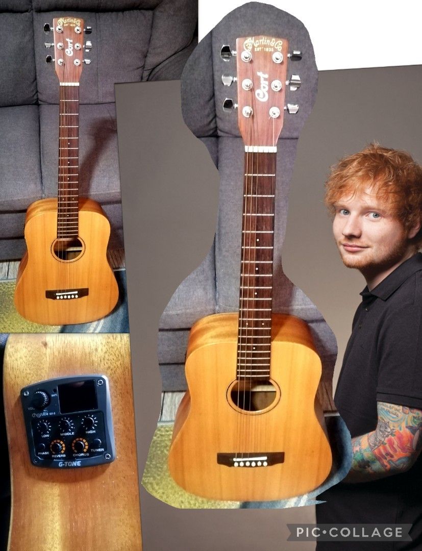 Ed Sheeran Wannabe - Acoustic Electric Guitar, Hobbies & Toys, Music ...