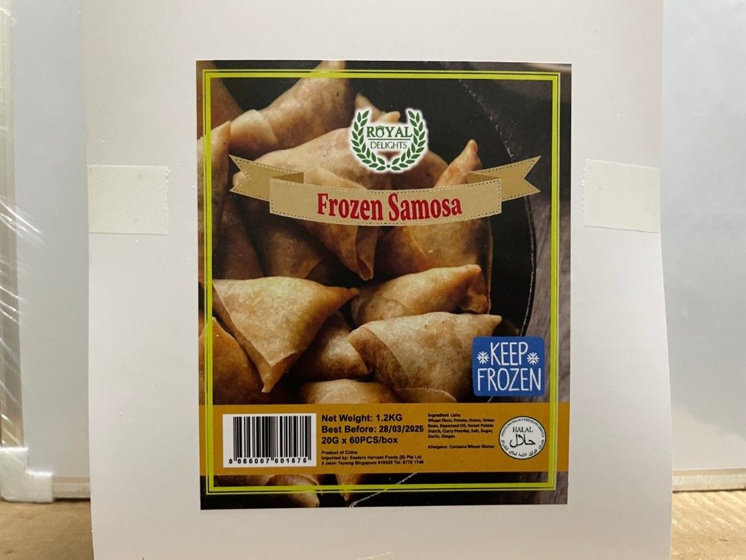 Halal Samosa, Food & Drinks, Chilled & Frozen Food on Carousell