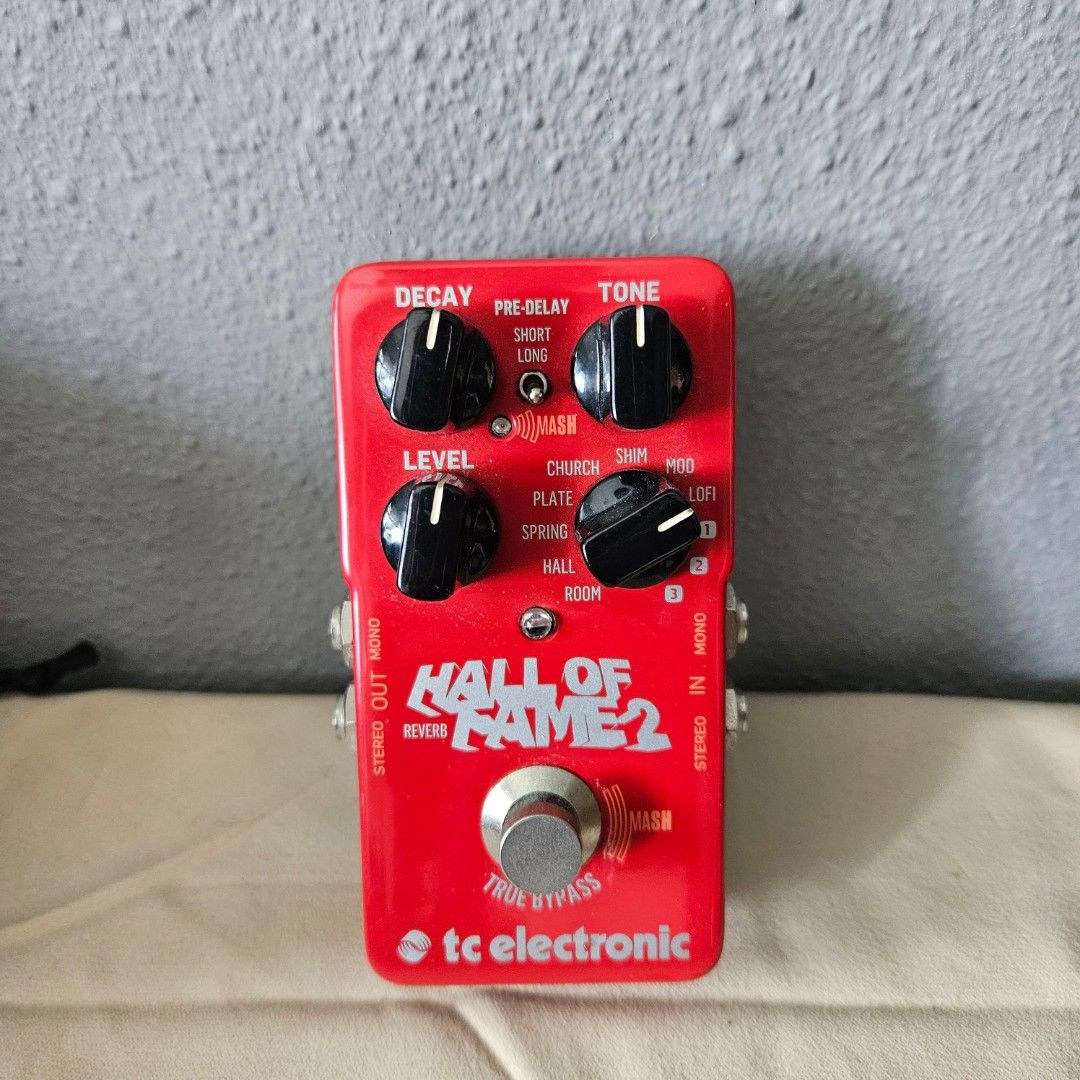 Hall Of Fame 2 TC Electronic Reverb Pedal, Hobbies & Toys, Music ...