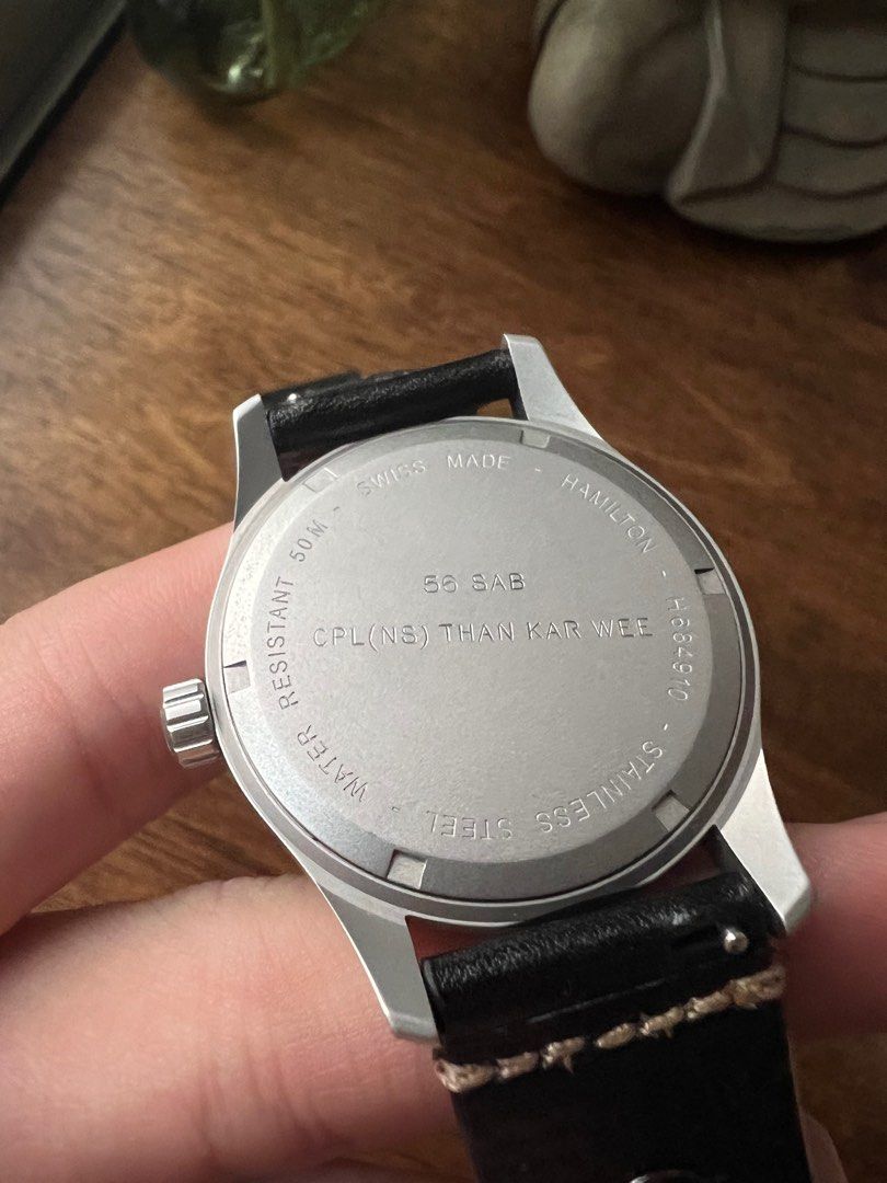 Hamilton SAF Khaki Field (SAF Military Issued), Men's Fashion, Watches ...