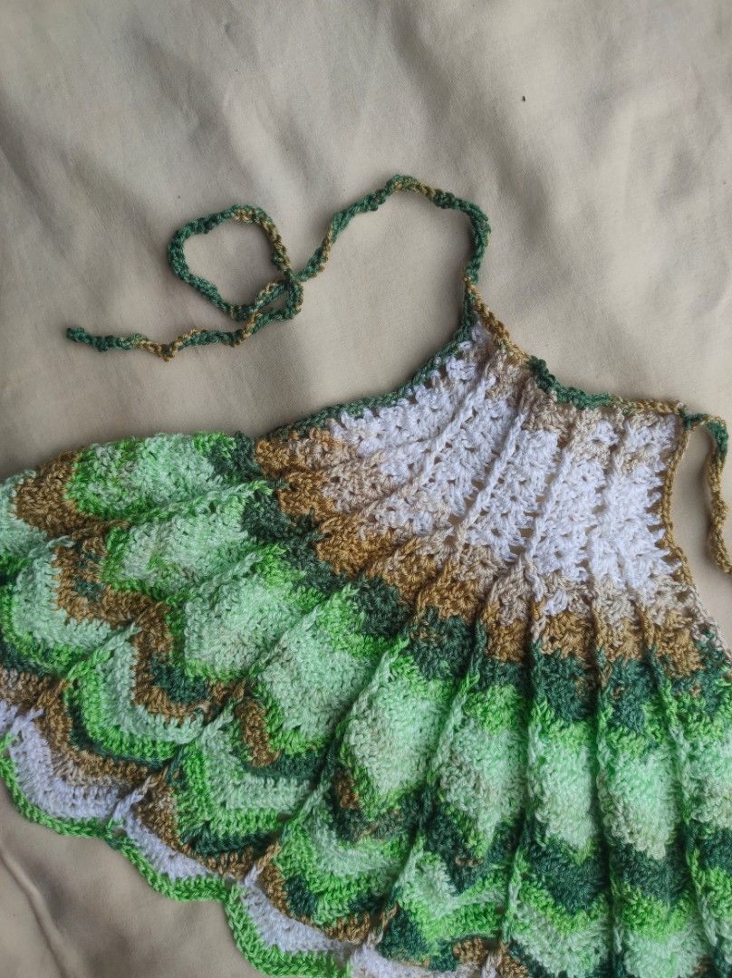 Handmade Crochet Clam top on Carousell