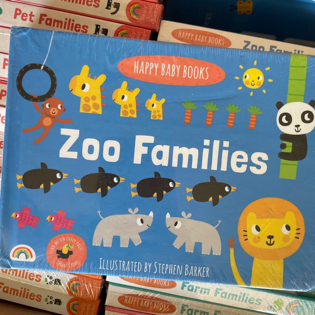 Happy Baby Books | Zoo Families [1-3yo], Hobbies & Toys, Books ...