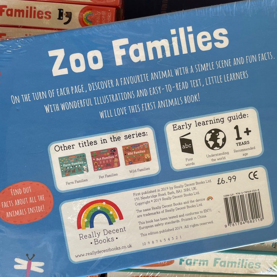 Happy Baby Books | Zoo Families [1-3yo], Hobbies & Toys, Books ...